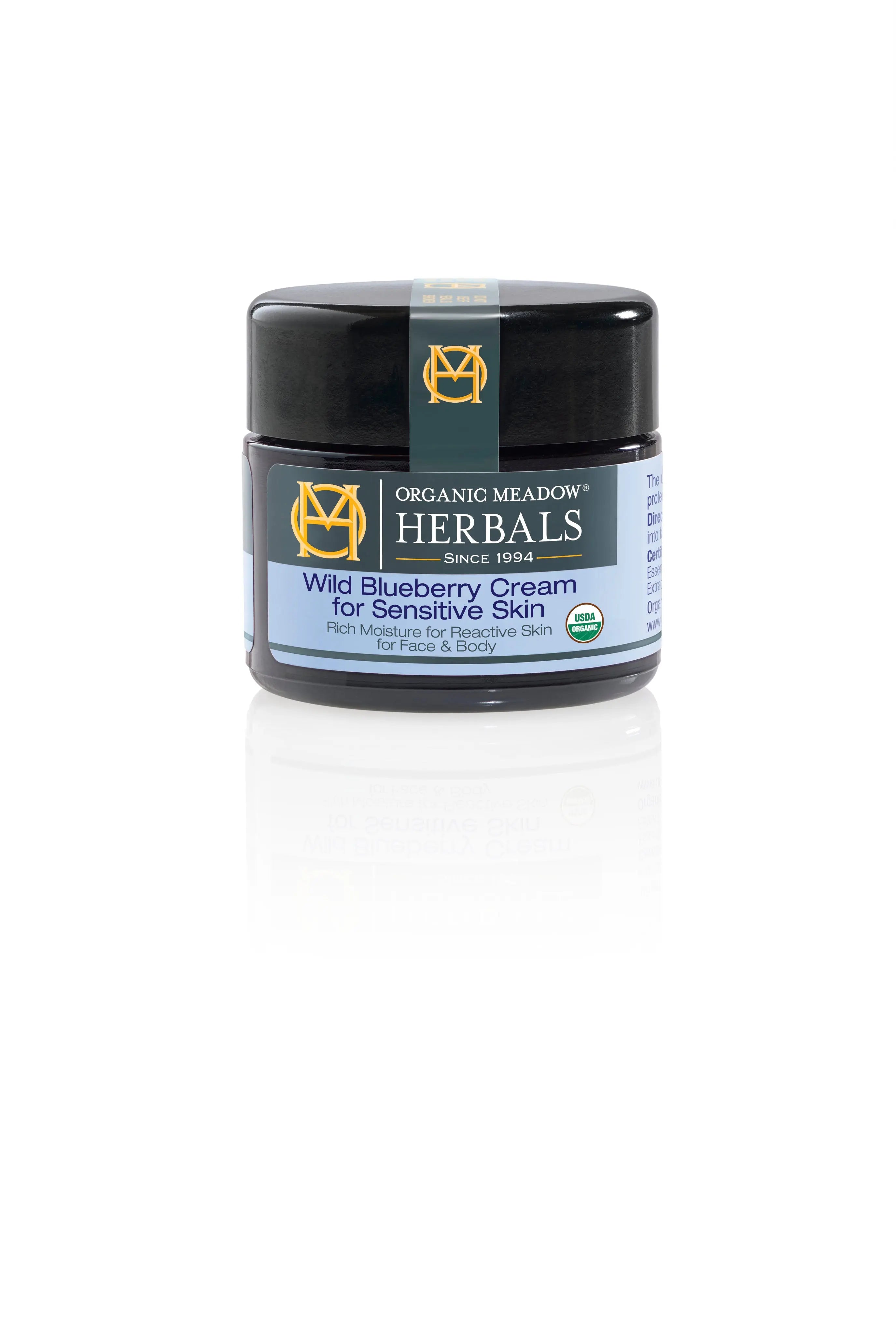 USDA Certified Organic Wild Blueberry Cream for Sensitive Skin ...
